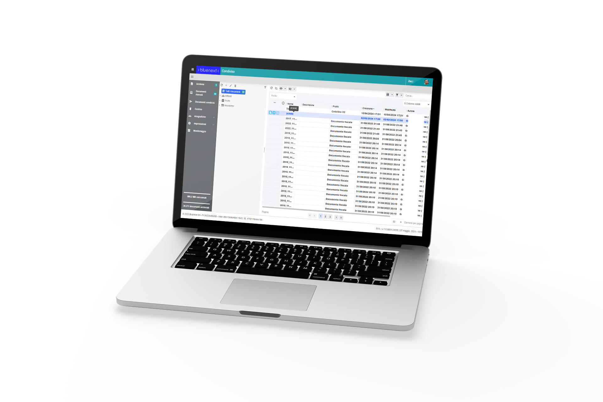 Condiviso - Bluenext
